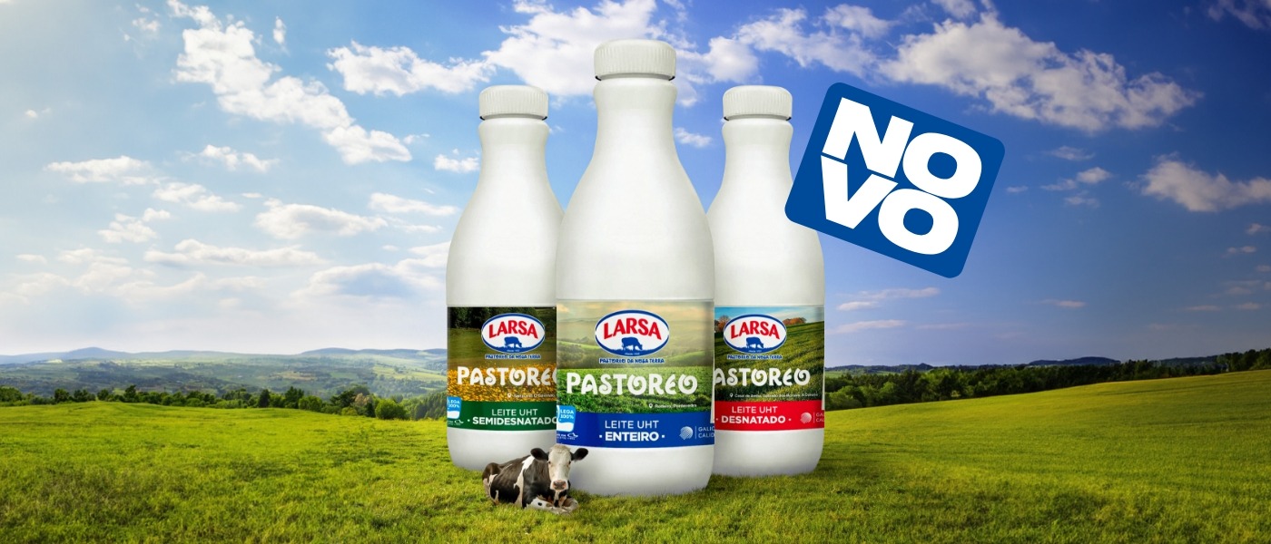 Larsa lanza su nueva botella XL de 1,5 litros de leche de Pastoreo